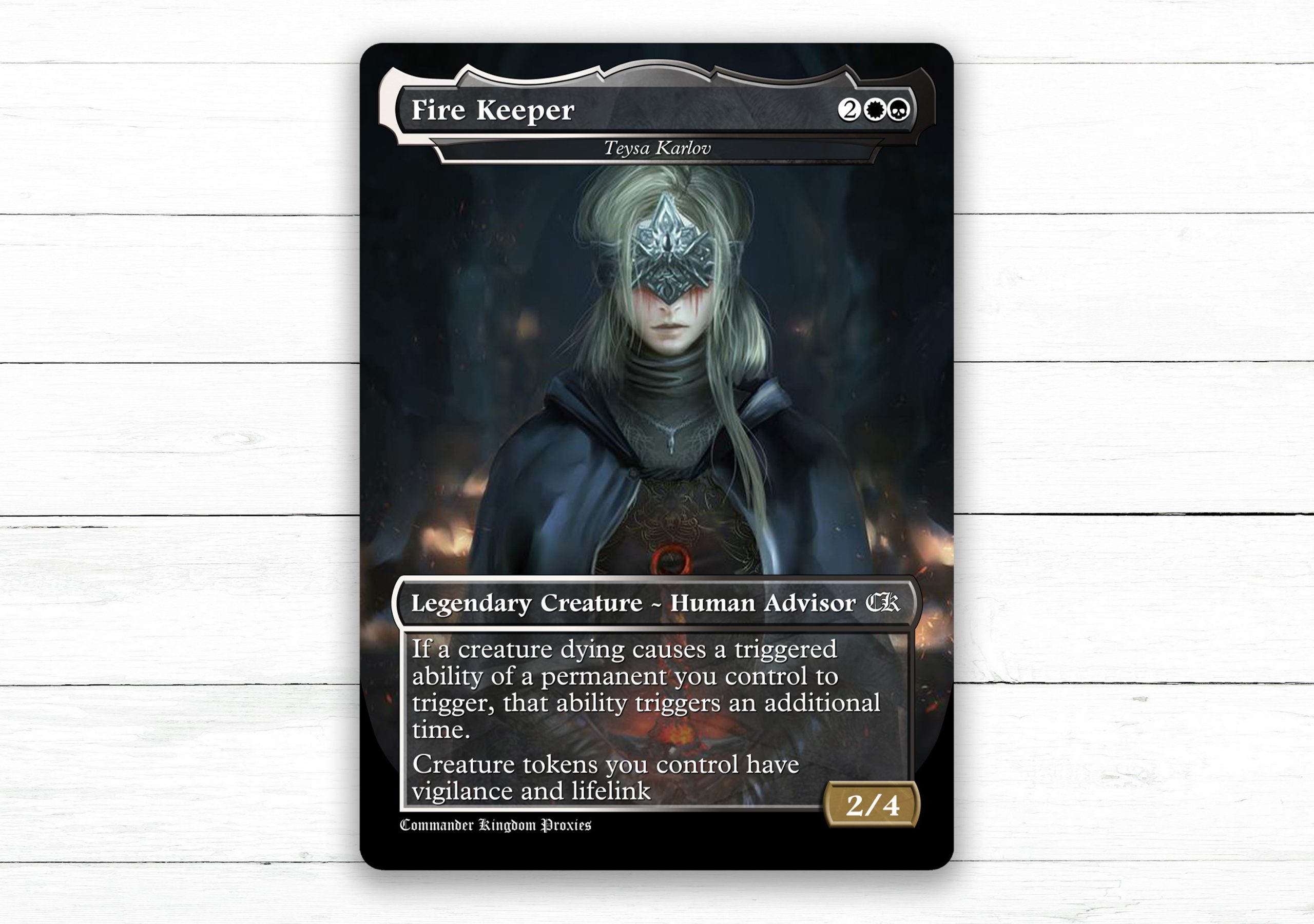 Dark Souls Mtg Custom Art Full Art Style Set Print Mtg