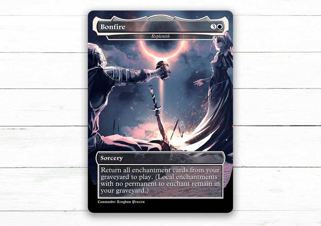 Dark Souls Mtg Custom Art Full Art Style Set Print Mtg